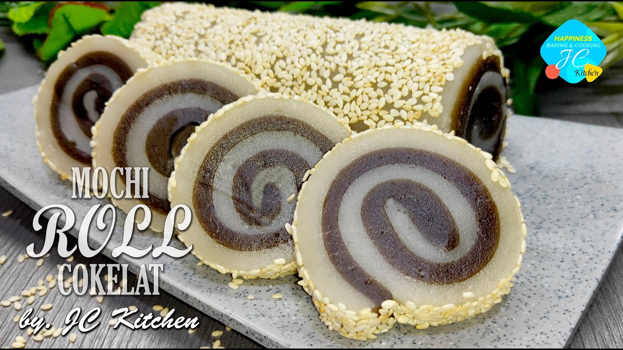 Mochi Roll Cokelat Enak Praktis Sederhana - YouTube