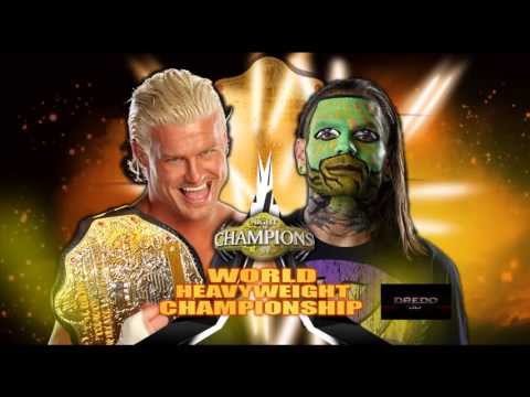 WWE Night Of Champions 2013 Match Card Jeff Hardy vs Dolph Ziggler