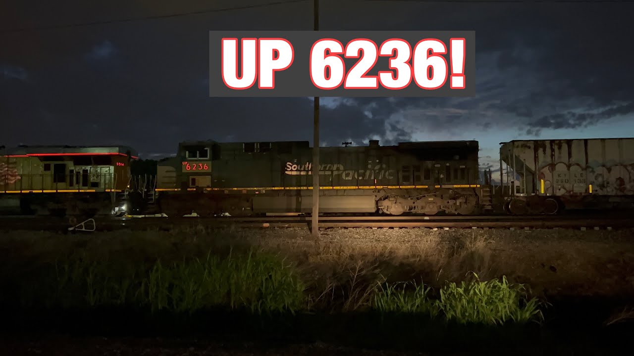 UP 6236 sits idling outside of Avondale yard in Kansas City, Missouri ...