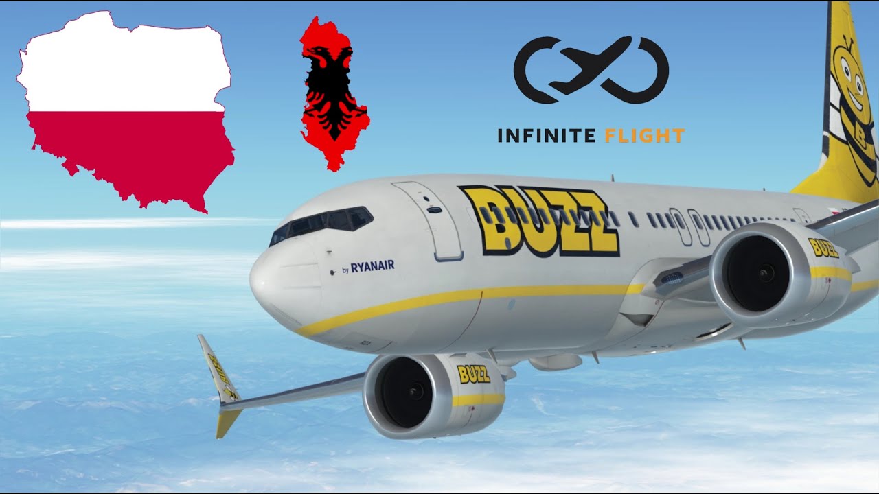 Infinite Flight Live | Krakow to Tirana | Buzz 737 MAX 8 - YouTube