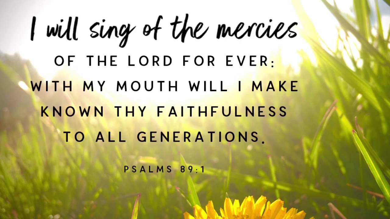 Psalm 89 1 YouTube