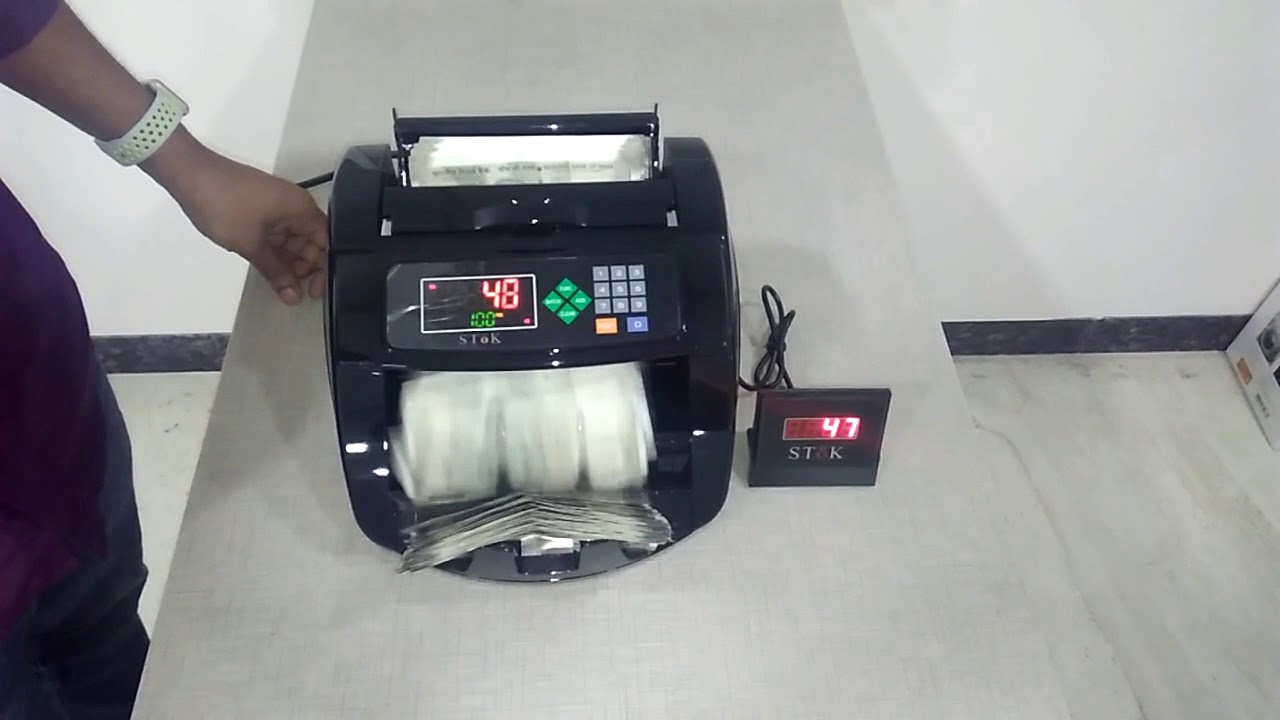 ST-MC05 - HOW TO USE NOTE COUNTING MACHINE - YouTube