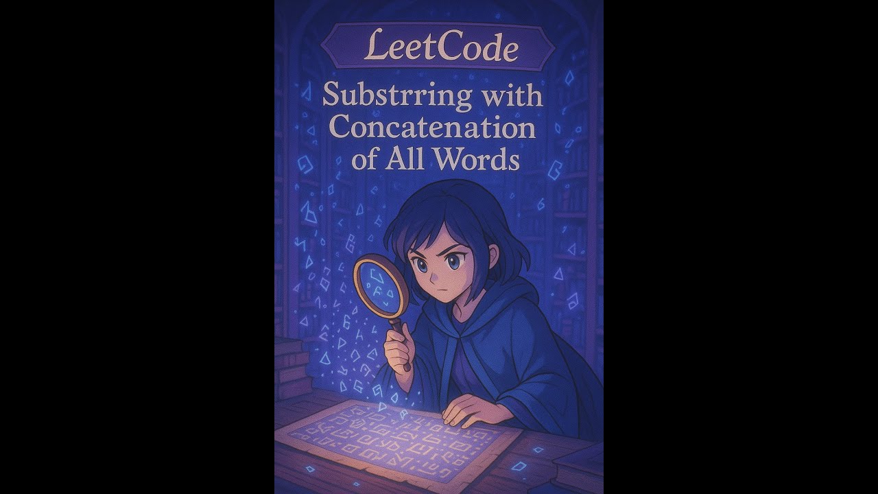 Coding W Ai Leetcode Substring With Concatenation Of All Words Youtube