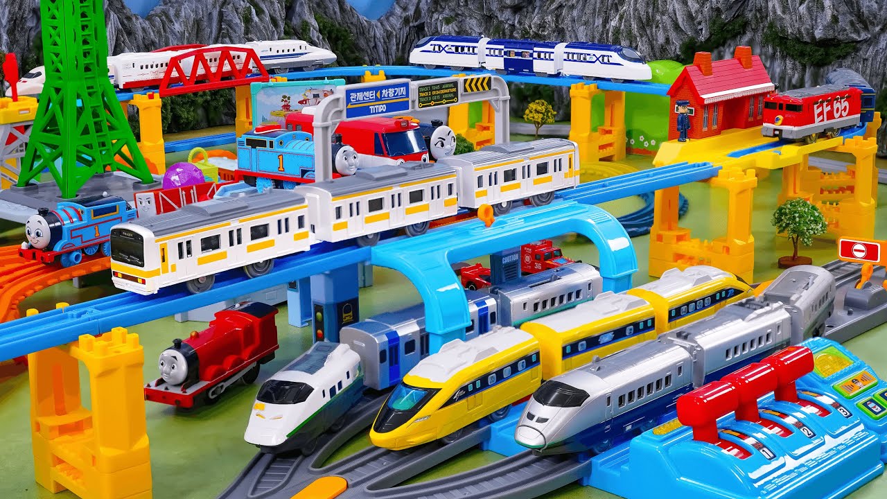 Plarail Shinkansen ☆ Construction of modern railway through Titipo ...