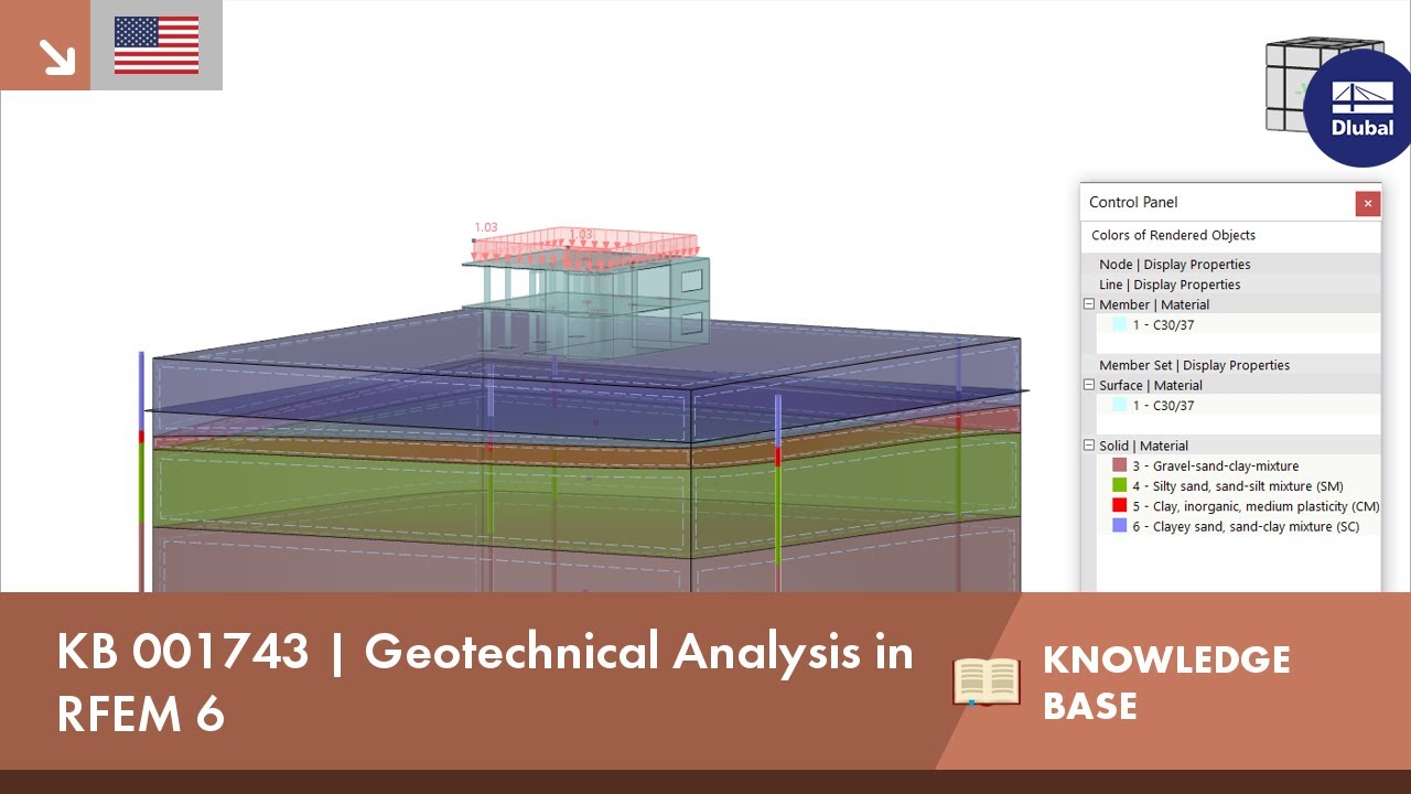 KB 001743 | Geotechnical Analysis in RFEM 6 - YouTube