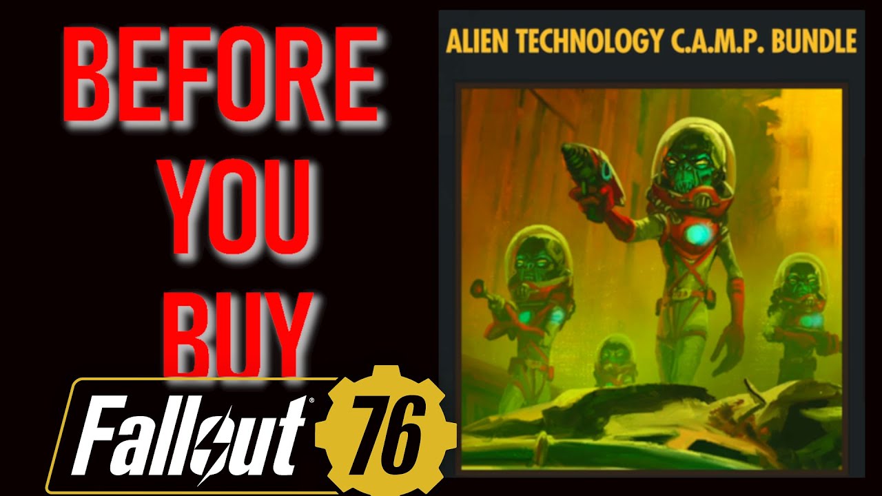 BEFORE YOU BUY ALIEN TECHNOLOGY CAMP BUNDLE Fallout 76 atomic shop ...