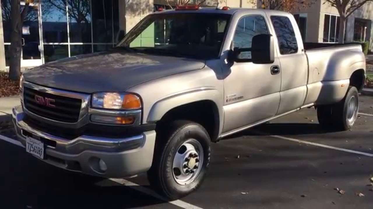 FOR SALE!!! 2006 duramax 4x4 97k ext cab DUALLY:))) - YouTube