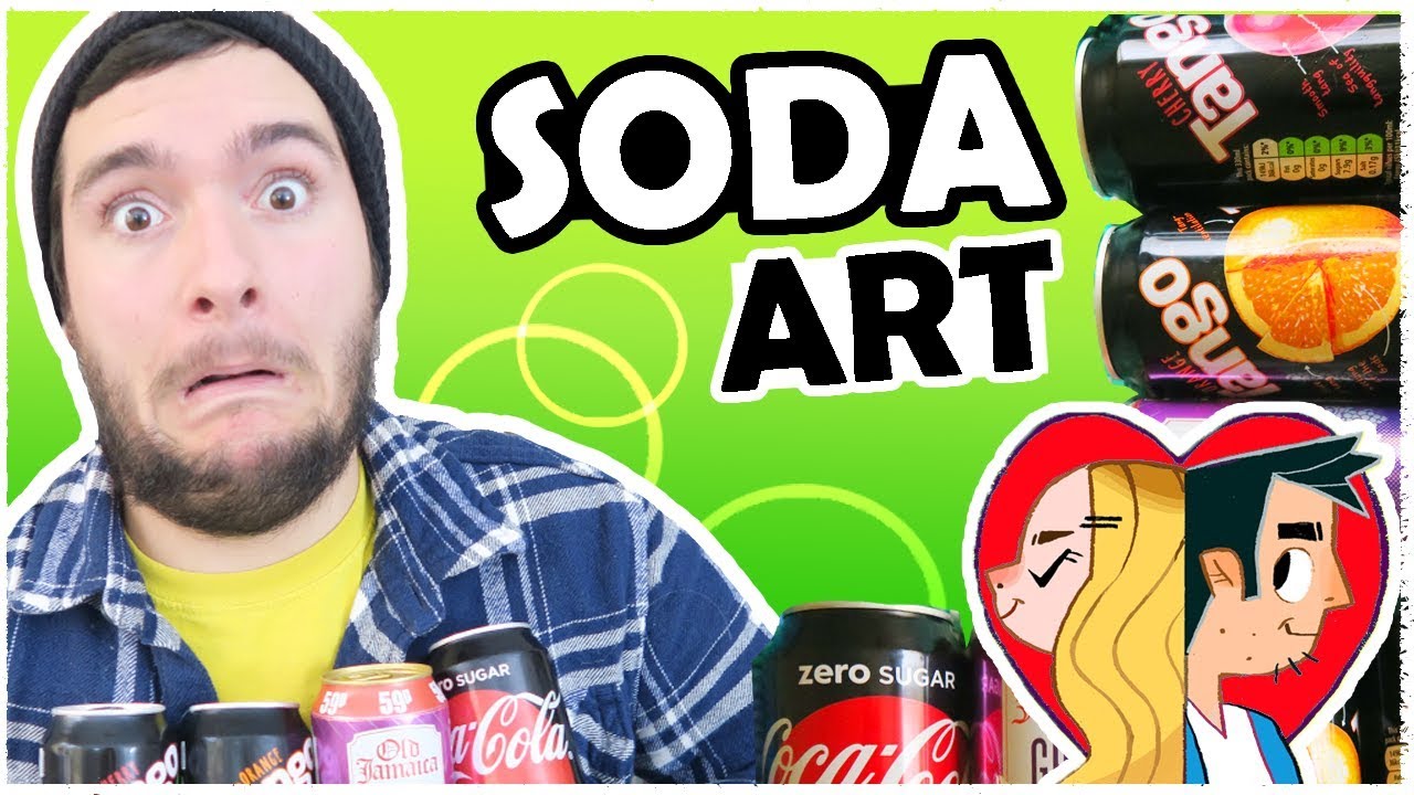 SODA ART - CAN YOU PAINT WITH FIZZY DRINKS? - YouTube