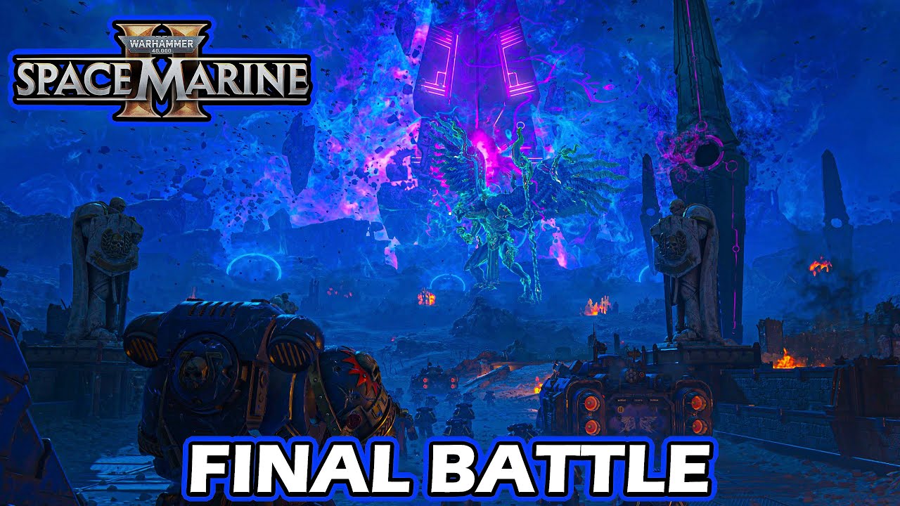 ULTRAMARINES LAST STAND FINAL BATTLE - WARHAMMER 40K SPACE MARINE 2 ...