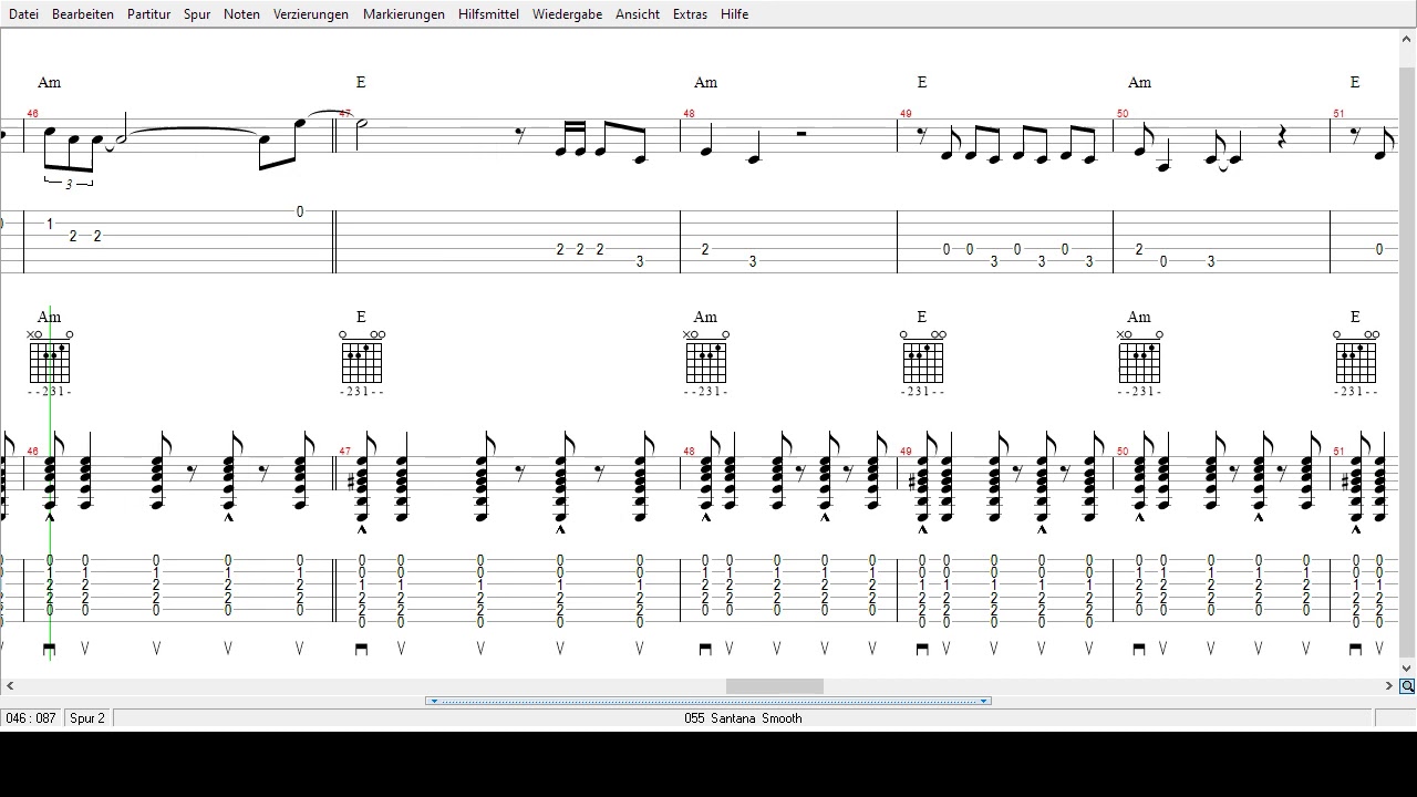 Santana - Smooth -Tabs - YouTube