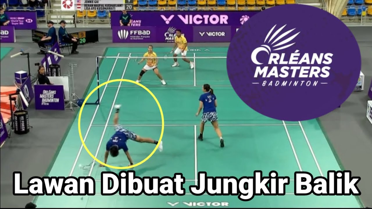 REHAN Naufal/LISA Ayu VS Vinson CHIU/JENNIE Gai Badminton Orleans ...