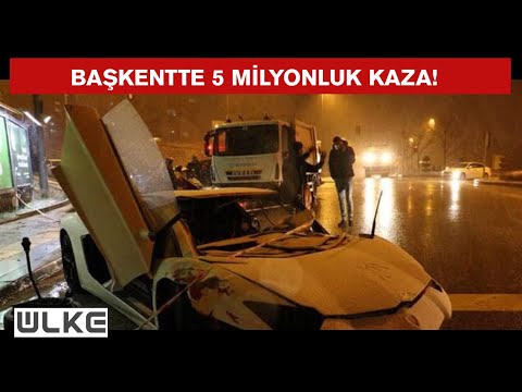 Lüks otomobil hurdaya döndü: 2 yaralı!