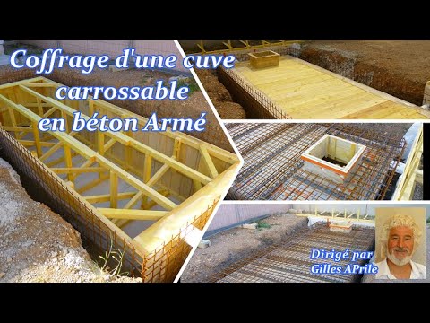 #16 coffrage de cuve carrossable en béton armé, avec regard - YouTube