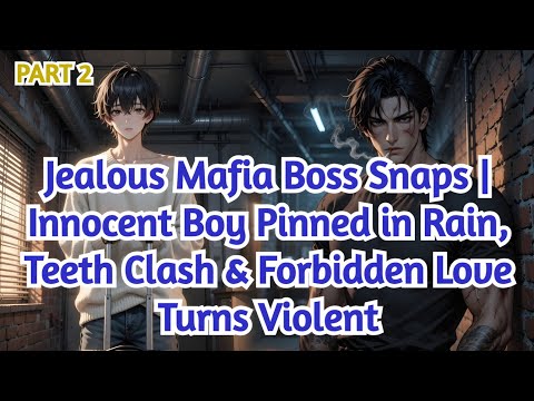 BL 🌈 Mafia Boss Pin Innocent Boy Against the Wall Jealousy, Blood & Forbidden Story #bl 