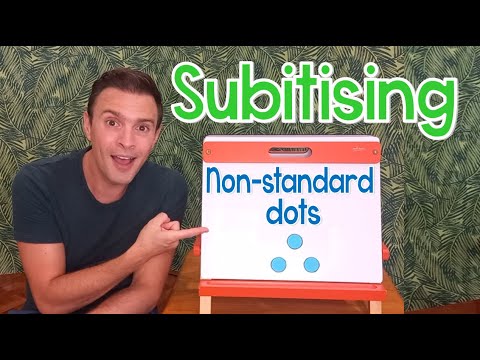 Subitising non-standard dots - YouTube