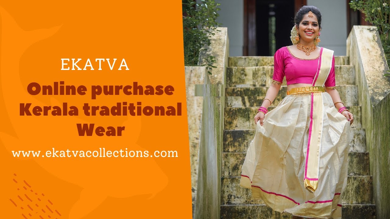 Ekatva Kerala Online Shopping | Kuthampully Online Saree, Set Mundu ...