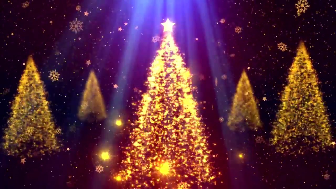 Rotating christmas trees of luminous particles - YouTube