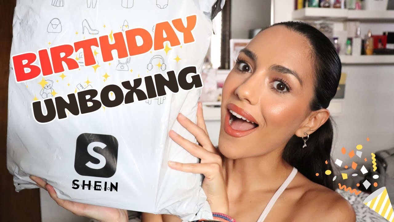 SHEIN UNBOXING 🎁 Ό,τι πήρα για τα ΓΕΝΕΘΛΙΑ μου! (Βirthday Edition ...