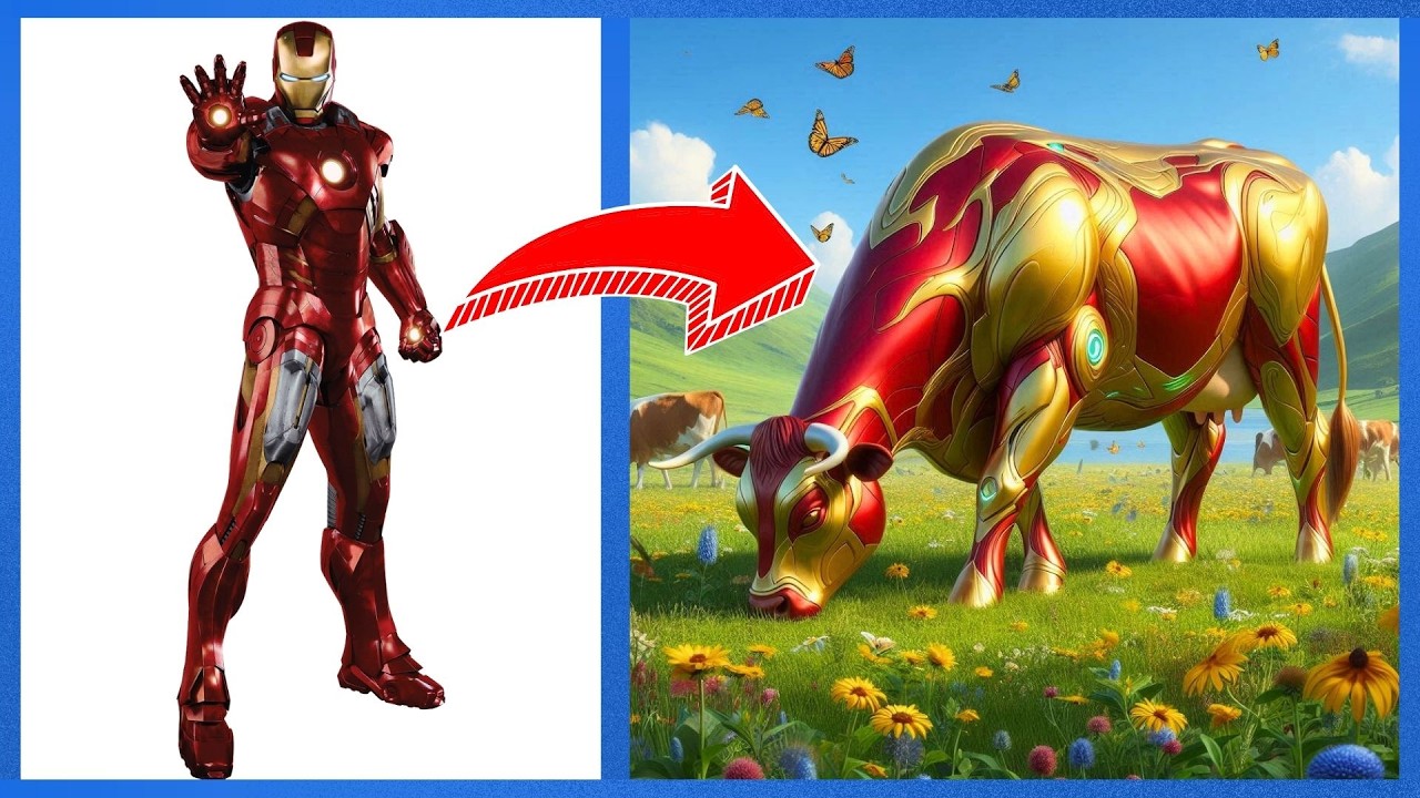 MARVEL and DC But COW 🐂 🔥 All Characters (marvel & DC) 2024💥 - YouTube