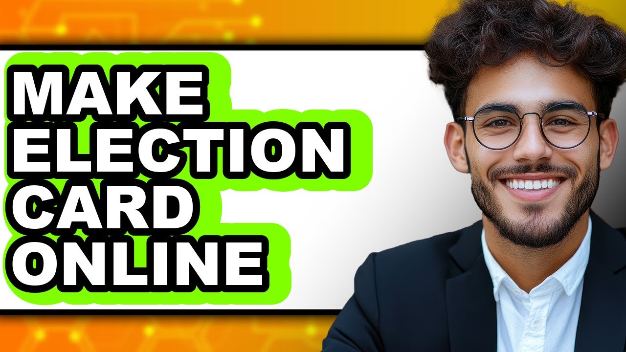 How to Make Election Card Online - Easy Guide - YouTube