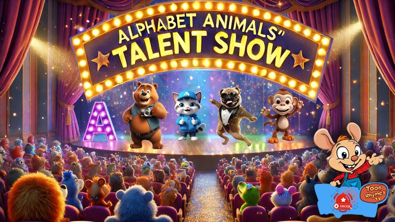 Alphabet Animals Talent Show | Fun ABC Song for Kids | Learn the ...