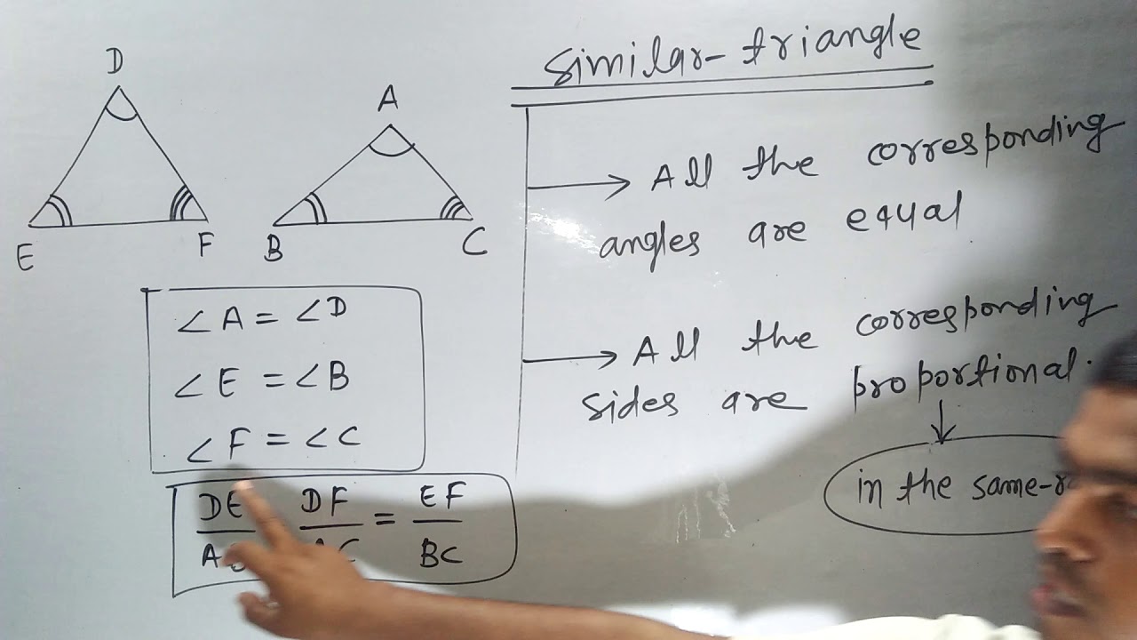 Class -10/similar triangle - YouTube