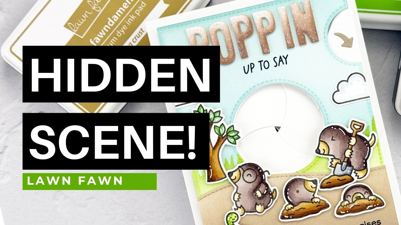 Create a Magic Iris Card with a Surprise Reveal | Lawn Fawn - YouTube