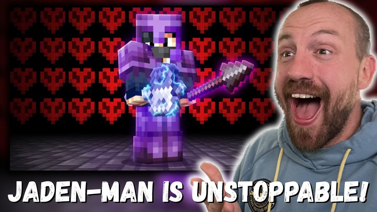 WATCHING Jaden-MAN for the FIRST TIME! (I Collected Minecraft's ...