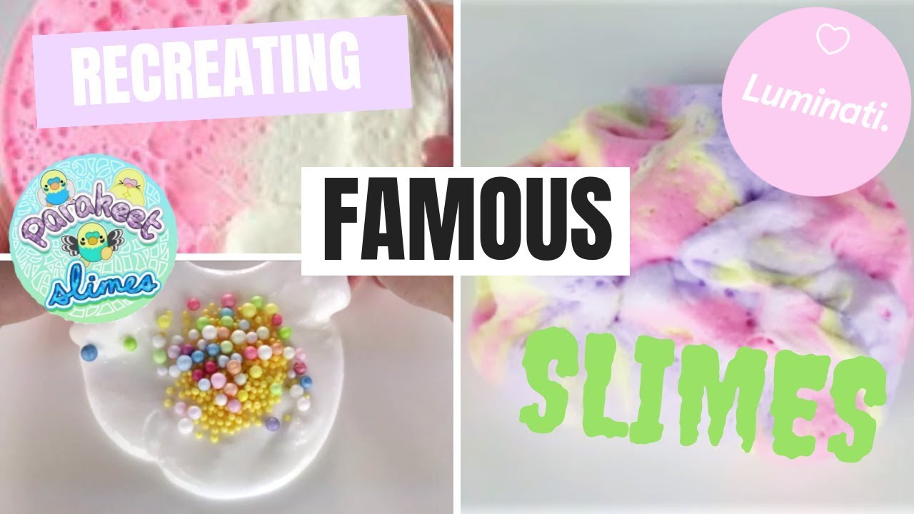 Recreating FAMOUS Slimes from POPULAR Slimers! Luminati Slimes ...