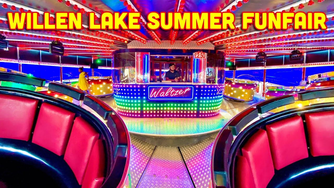 Willen Lake Summer Funfair Vlog 8th August 2021 - YouTube