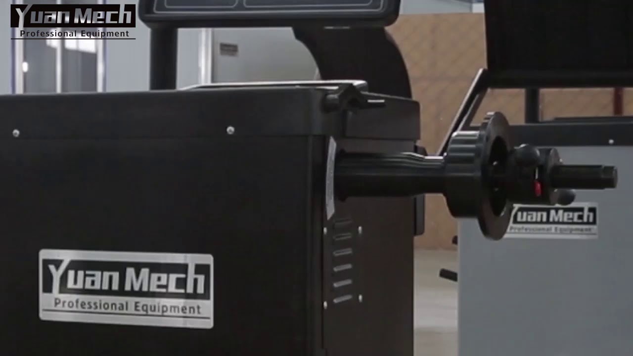 N656 Wheel Balancer Operation - YouTube