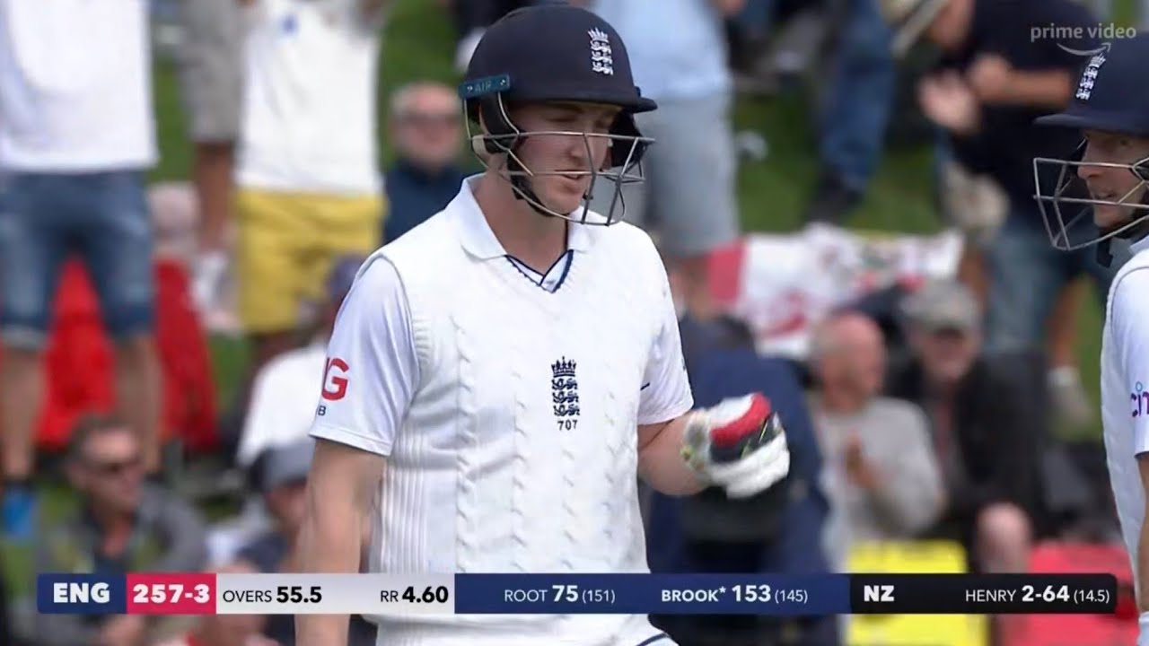 Harry Brook 184* Highlights l Harry Brook Batting Highlights l ENG vs ...