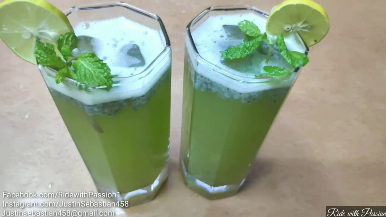 Lemon Mint Juice | Refreshing Summer Drink - YouTube