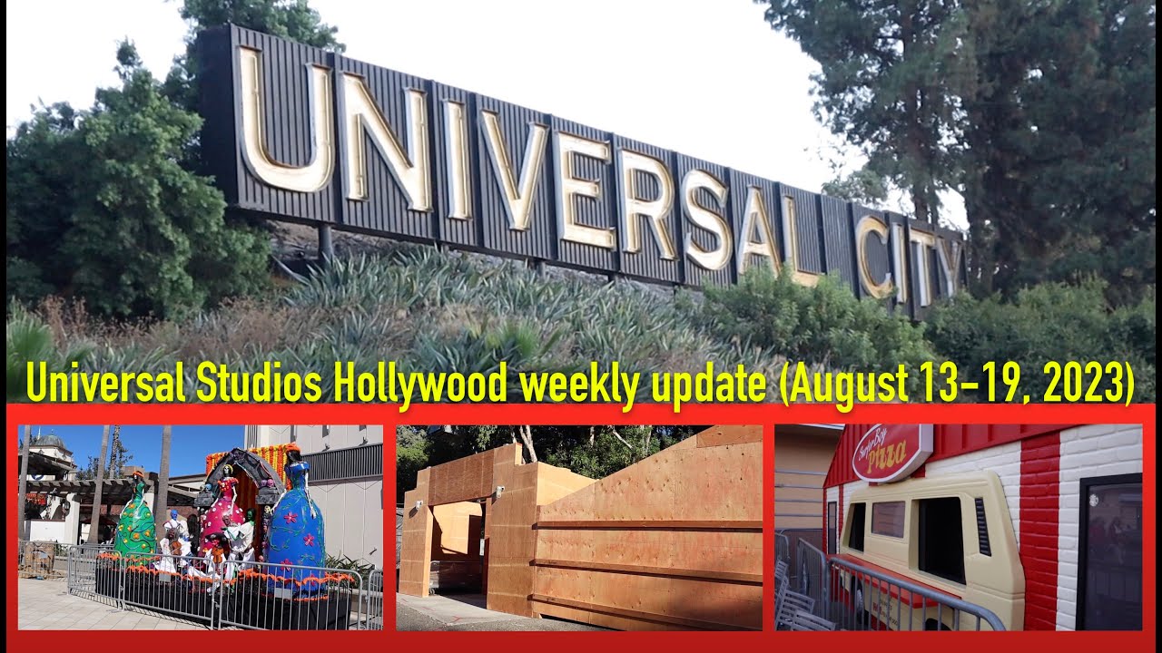 Universal Studios Hollywood weekly update (August 13-19, 2023) - YouTube