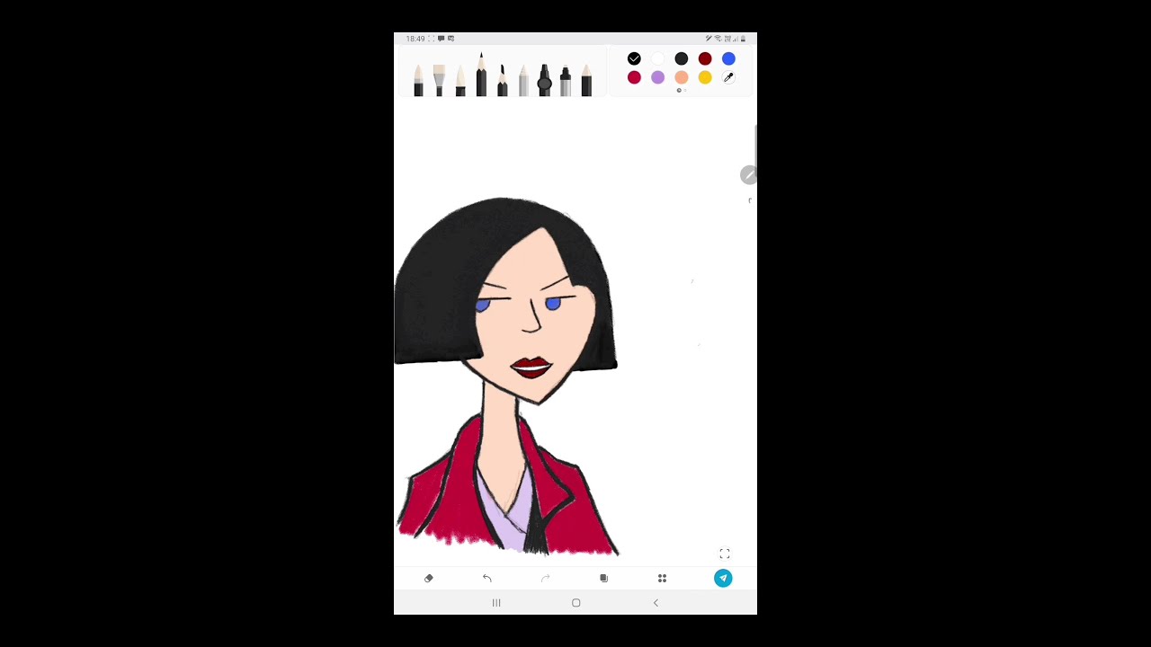 Black Beauty Baby| Drawing Jane Lane from Daria - YouTube
