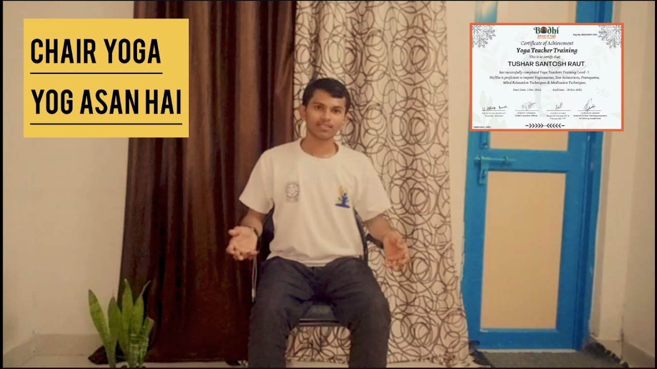 Chair Yoga | Yog Asan Hai - YouTube