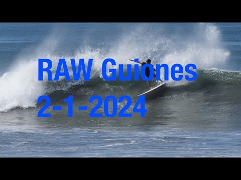 RAW Surfing at Guiones, Nosara :: 2-1-2024