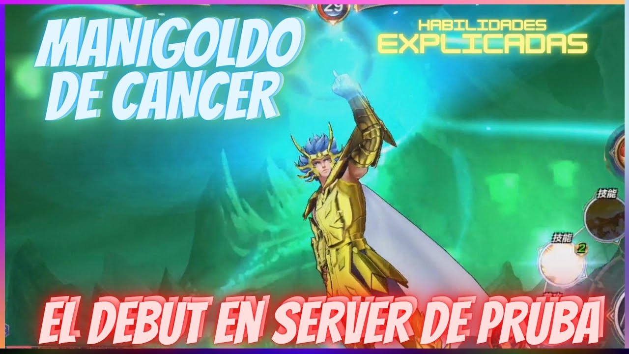 MANIGOLDO DE CANCER! SERVIDOR DE PRUEBAS!! HABILIDADES EXPLICADAS ...