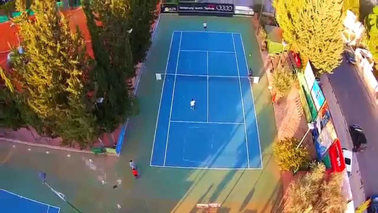 Eleon Tennis Club aerial video - YouTube