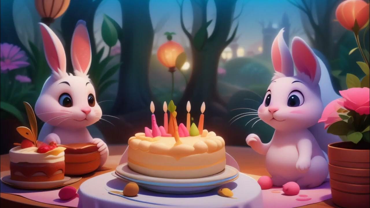 Cutest Happy Bunny Birthday Song - YouTube