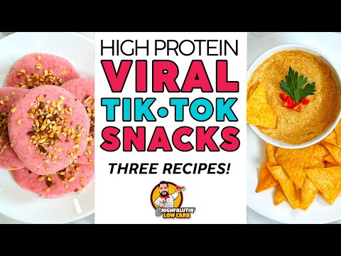 High Protein TikTok SNACKS! - 3 VIRAL KETO Recipes!