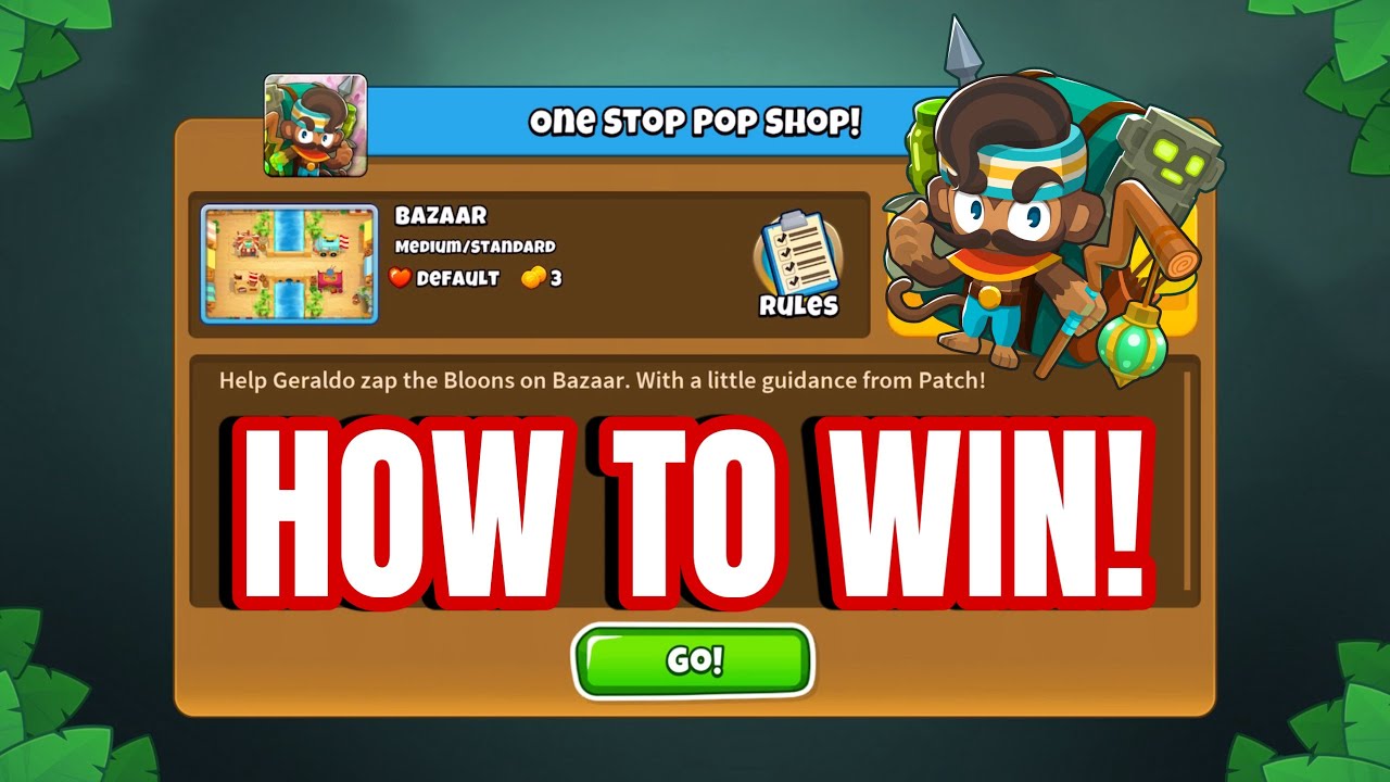 ONE STOP POP SHOP [Challenge] Walkthrough/Guide QUEST TUTORIALS BLOONS ...