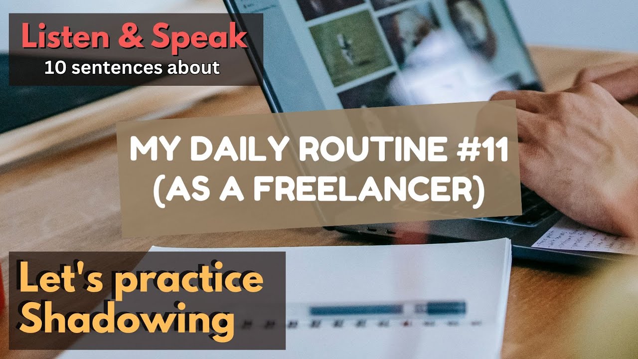 Shadowing English Speaking Practice|B2| Listen and Repeat- My Daily ...