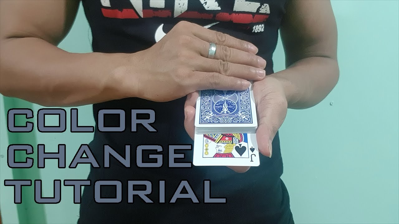 COLOR CHANGE CARD TUTORIAL - YouTube