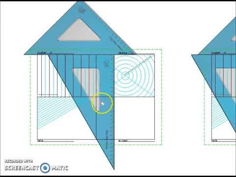 I - Tav 3 - Parallele, perpendicolari, linea continua grossa e fine ...