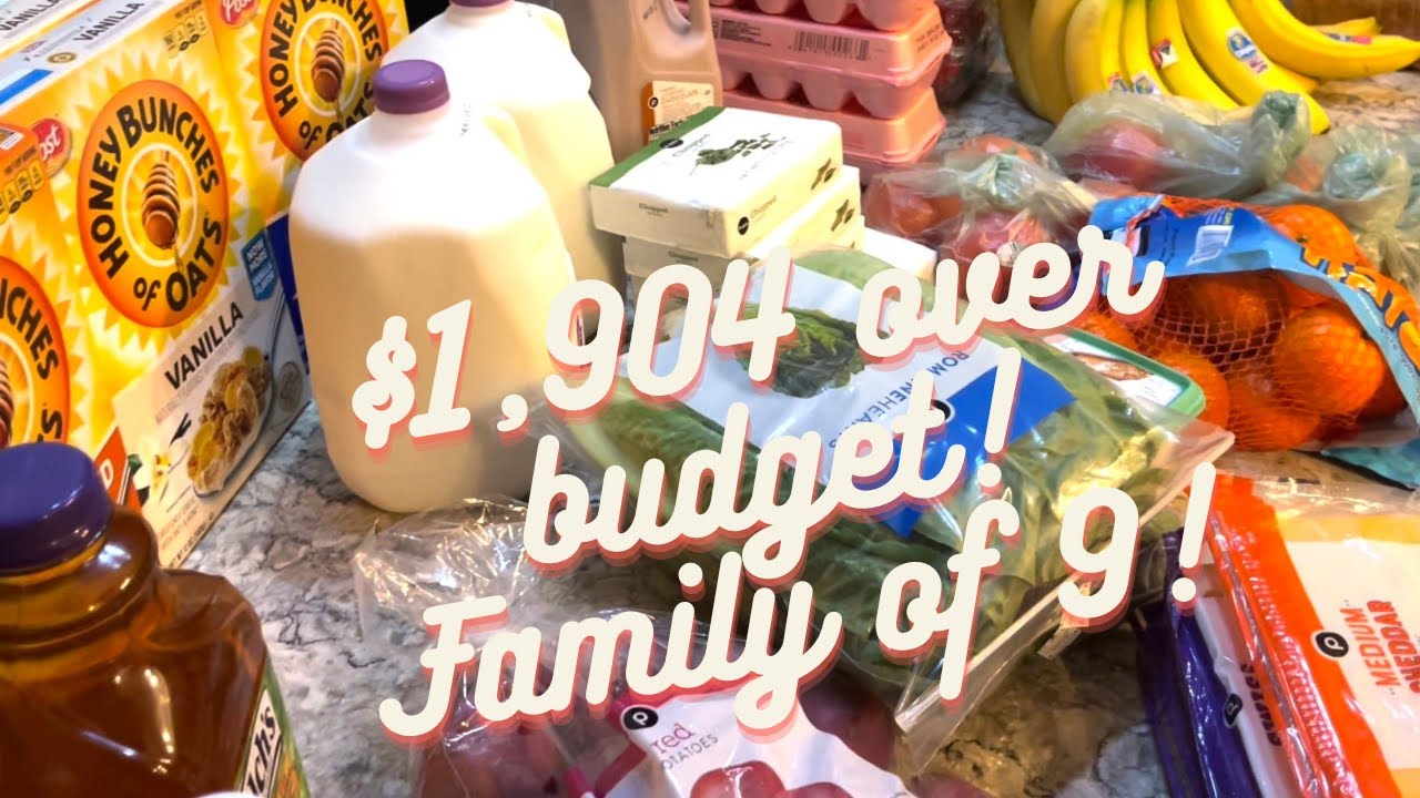Over Budget AGAIN March 2023 Grocery Budget Family Of 9 YouTube Over Budget AGAIN March 2023 Grocery Budget Family Of 9 YouTube