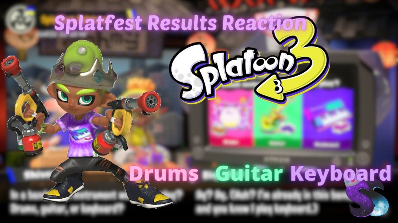 Splatoon 3 Splatfest: Drums/ Guitar/ Keyboard Splatfest Results ...