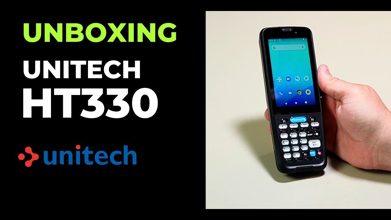 [Unboxing] Terminal mobil Unitech HT330, Android 12, 3GB RAM, 32 GB ...