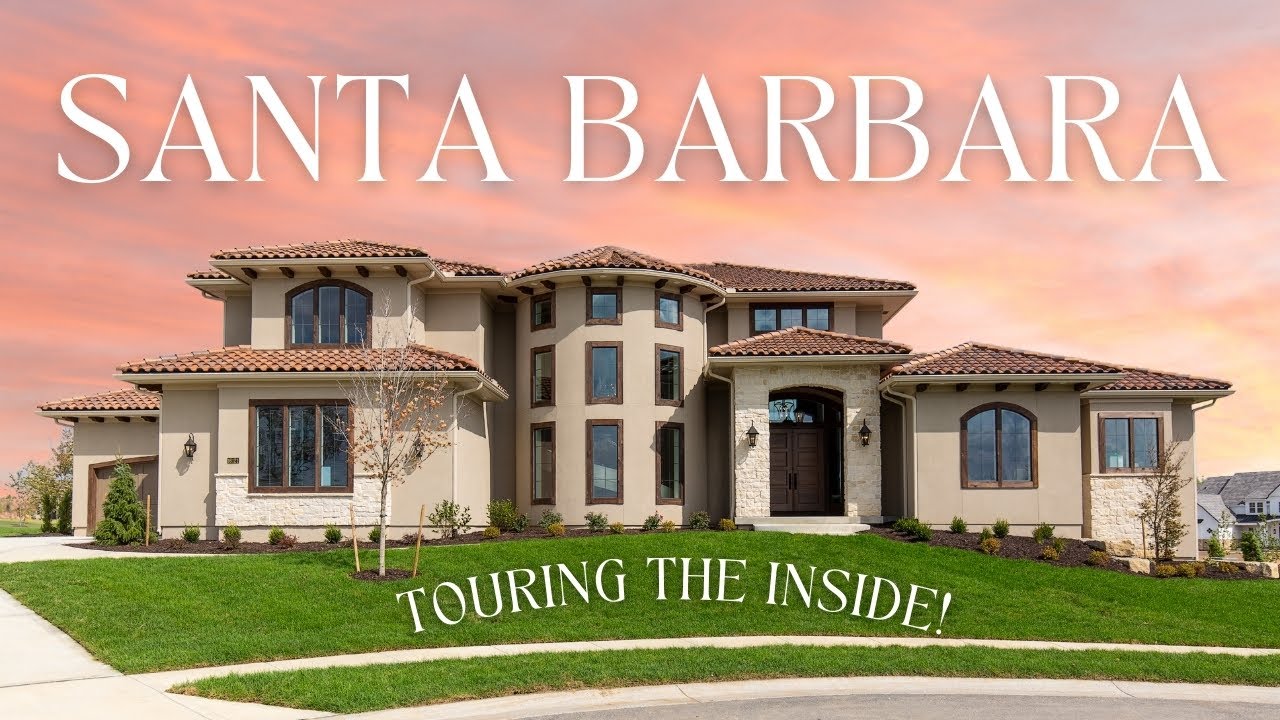 TOURING THIS LUXURY KANSAS CITY HOME | Santa Barbara Model Home | Starr ...