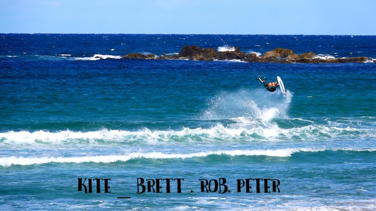 Kite-Surfing (Brett, Peter, Rob) - YouTube